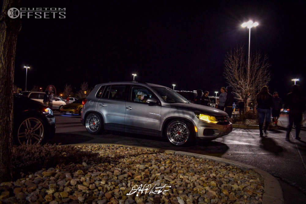 2017 Volkswagen Tiguan with 19x9.5 15 Infinitewerks and 225/35R19 ...