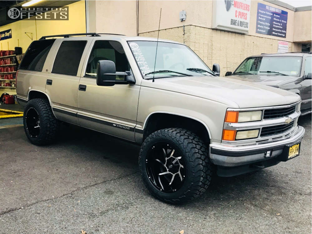 1999 Chevrolet Tahoe with 20x12 -51 Vision Prowler and 305/55R20 AMP ...