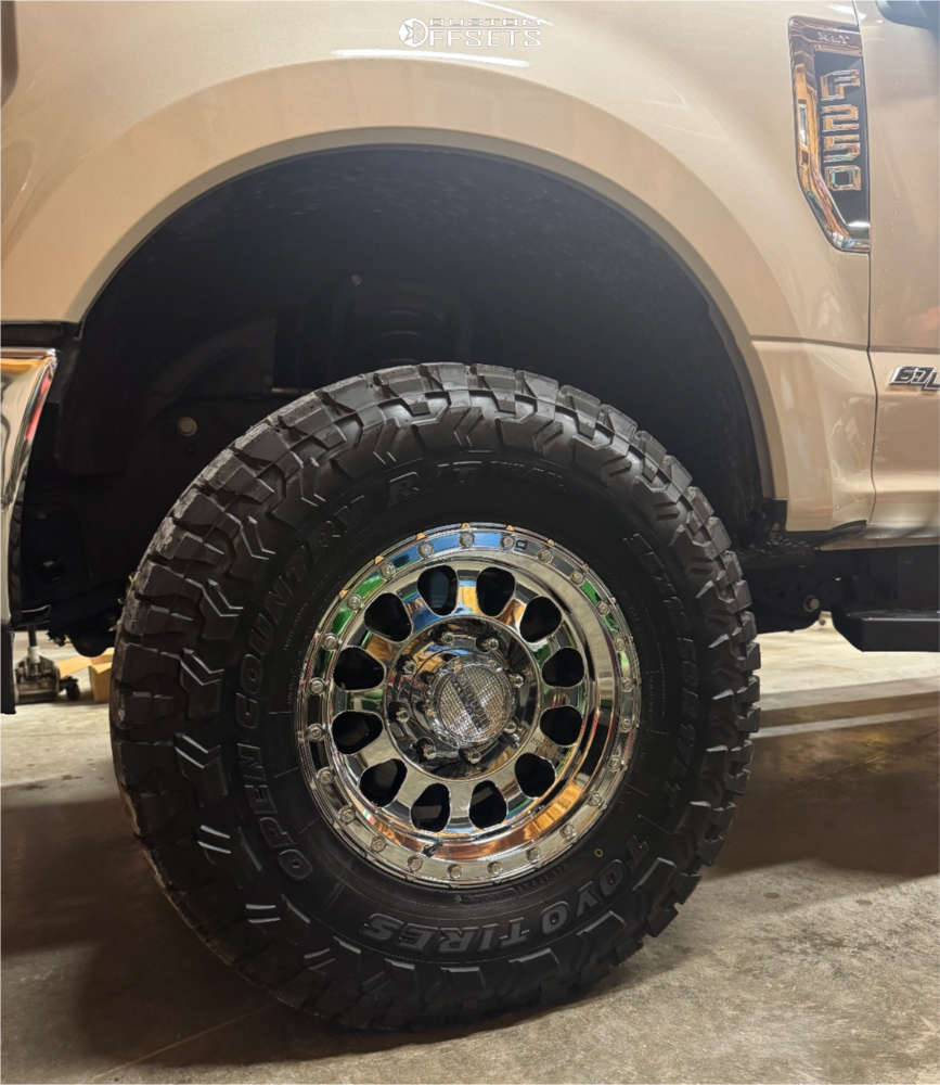 2017 Ford F-250 Super Duty with 17x8.5 0 Method Mr315 and 35/12.5R17 ...