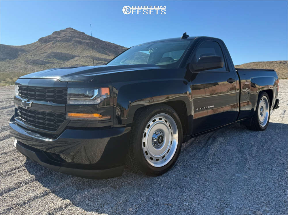 2017 Chevrolet Silverado 1500 with 20x9 25 Vision Cheyenne and 245 ...