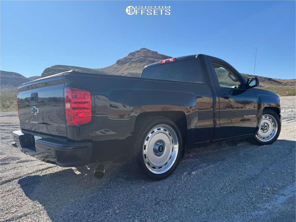 2017 Chevrolet Silverado 1500 with 20x9 25 Vision Cheyenne and 245 ...