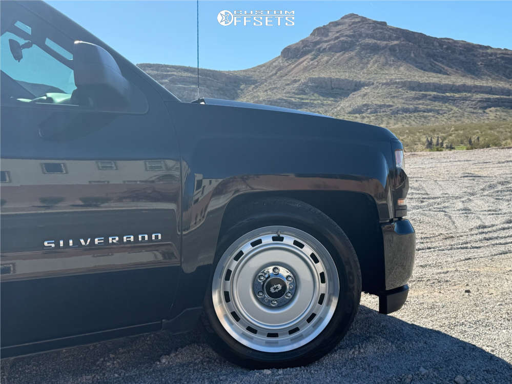 2017 Chevrolet Silverado 1500 with 20x9 25 Vision Cheyenne and 245 ...