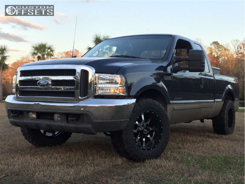 2001 Ford F-250 Super Duty with 18x10 -24 Moto Metal Mo970 and 33/12 ...