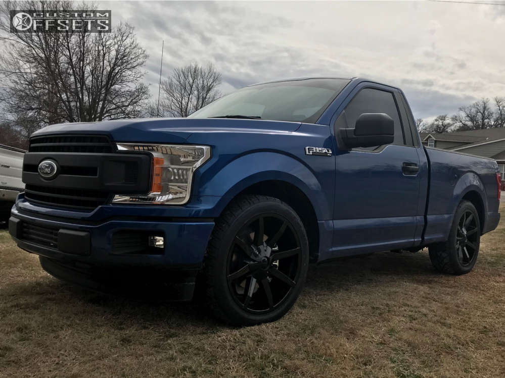 2018 Ford F-150 with 22x9.5 38 KMC Km651 and 275/45R22 Nitto NT420V and ...