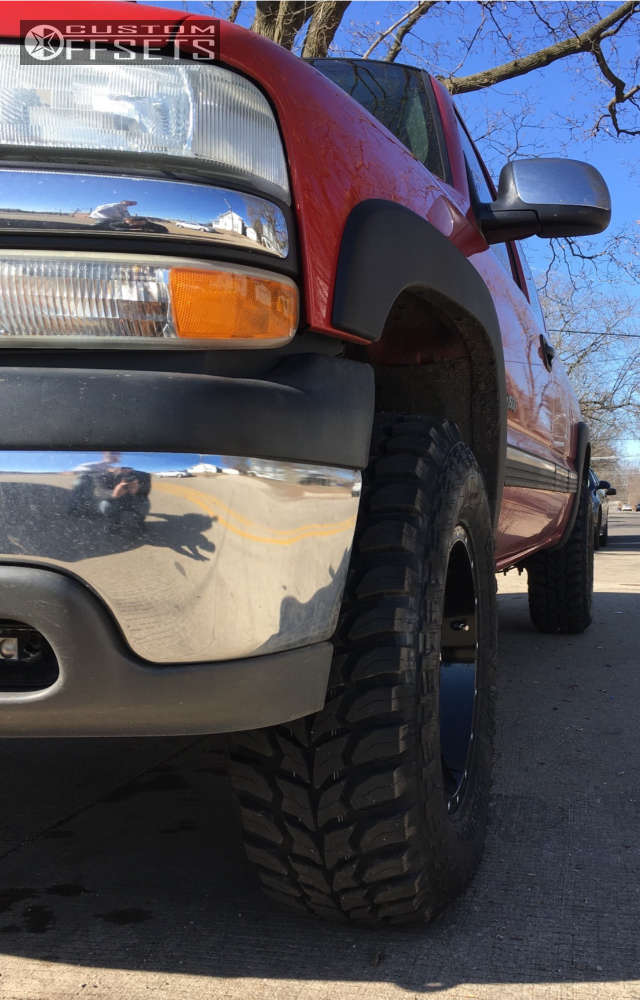2002 Chevrolet Silverado 1500 with 17x9 -12 Dropstars 645mb and 285 ...
