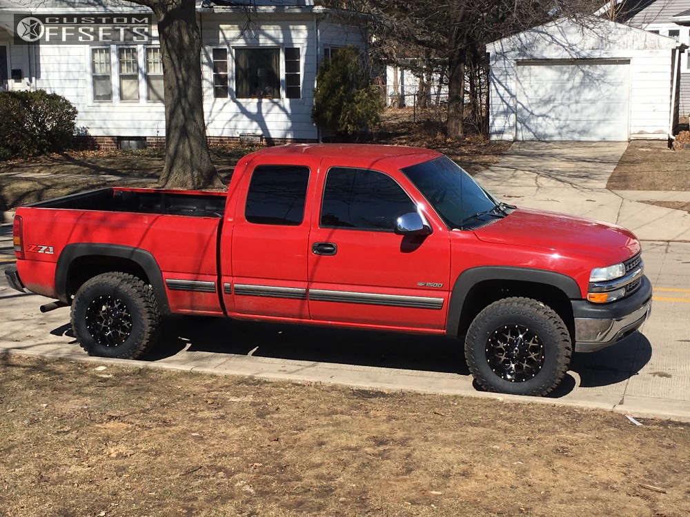 2002 Chevrolet Silverado 1500 with 17x9 -12 Dropstars 645mb and 285 ...