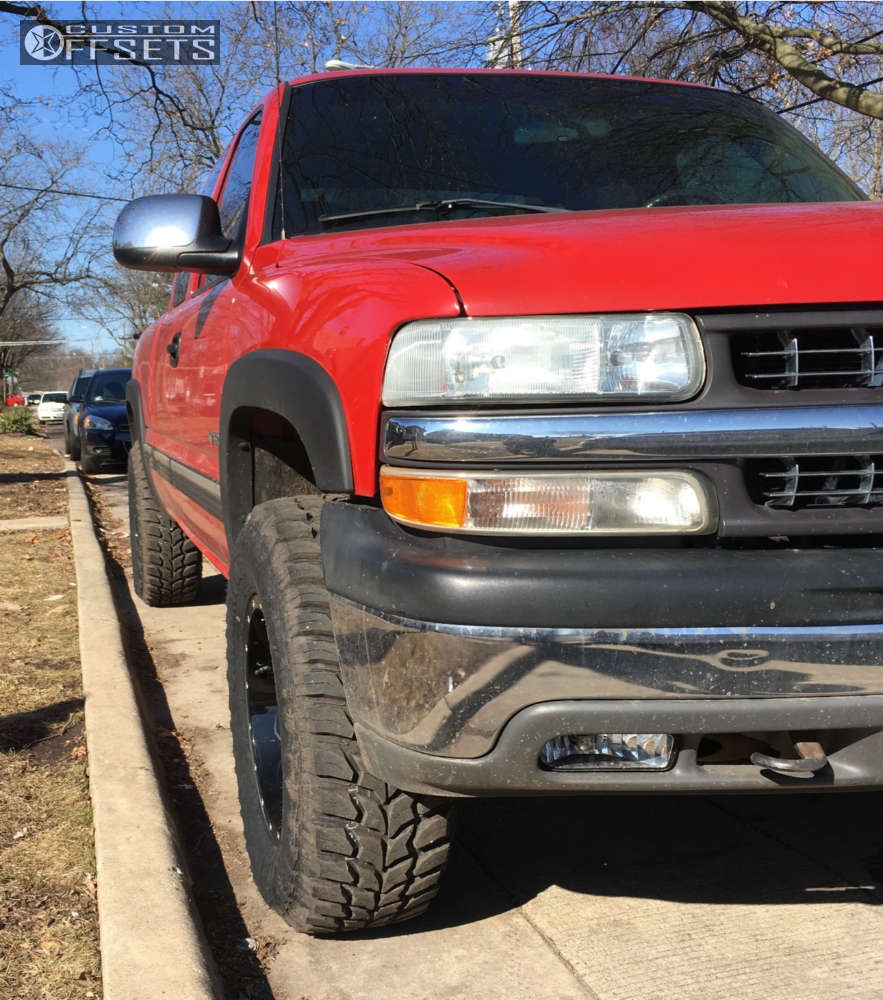 2002 Chevrolet Silverado 1500 with 17x9 -12 Dropstars 645mb and 285 ...