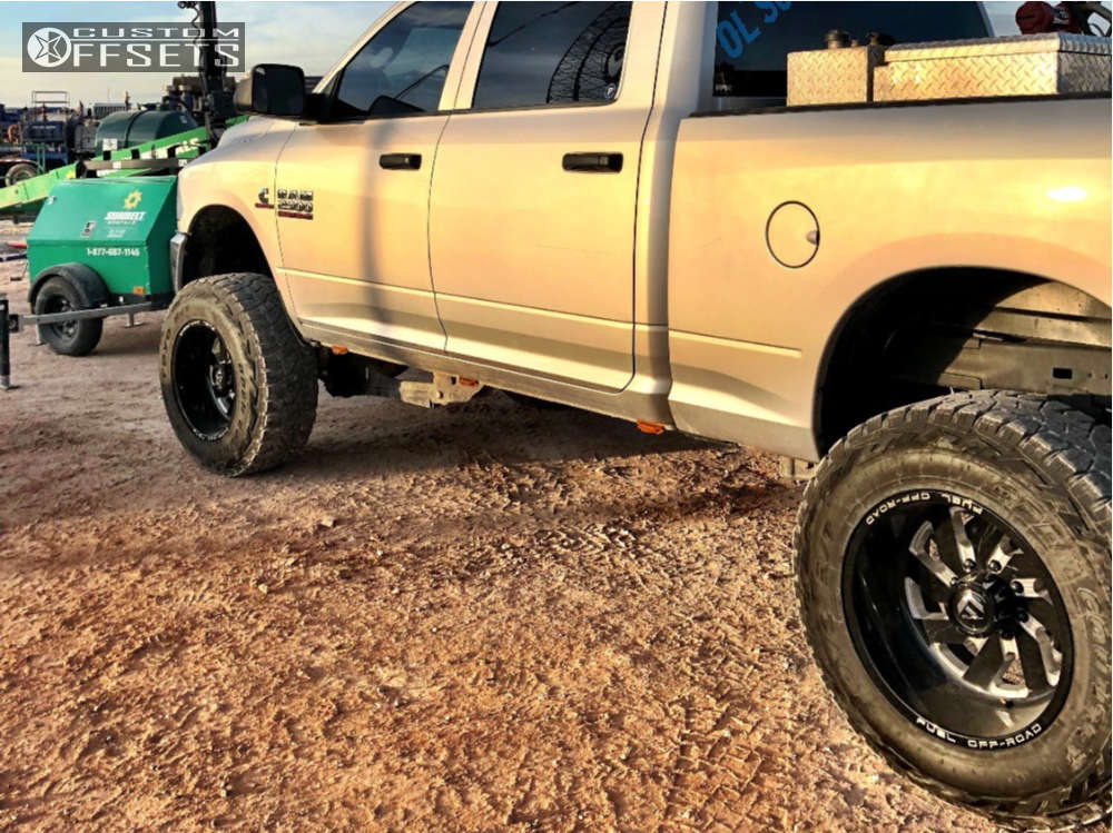 2017 Ram 2500 with 20x12 -43 Fuel Turbo and 37/12.5R20 Toyo Tires Open ...