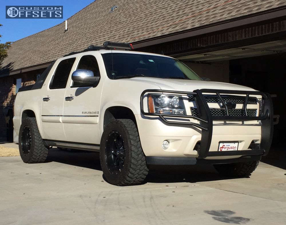 2008 Chevrolet Avalanche with 20x10 -12 Fuel Hostage and 305/55R20 ...