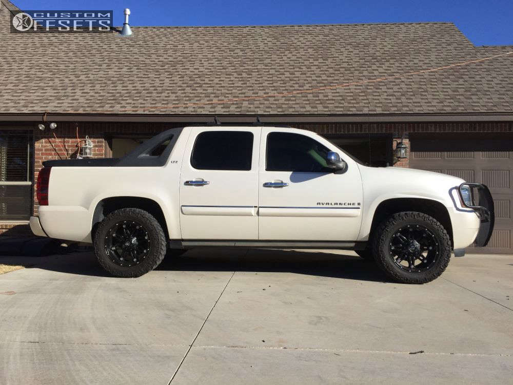 2008 Chevrolet Avalanche with 20x10 -12 Fuel Hostage and 305/55R20 ...