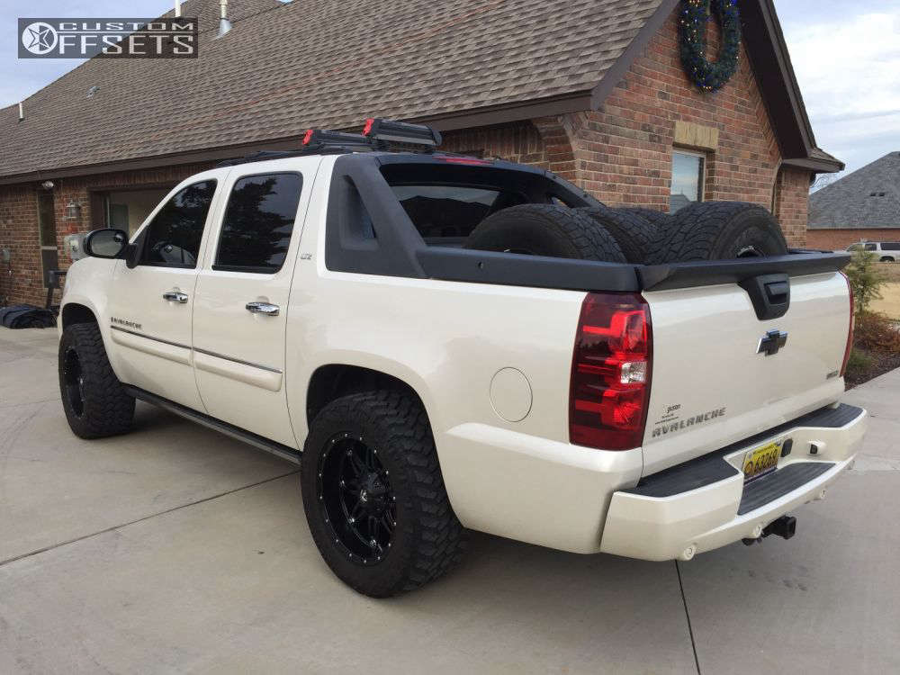 2008 Chevrolet Avalanche with 20x10 -12 Fuel Hostage and 305/55R20 ...