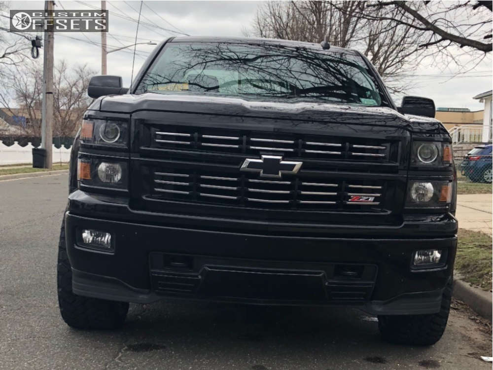 2015 Chevrolet Silverado 1500 with 20x10 -22 Vision Fury and 285/55R20 ...