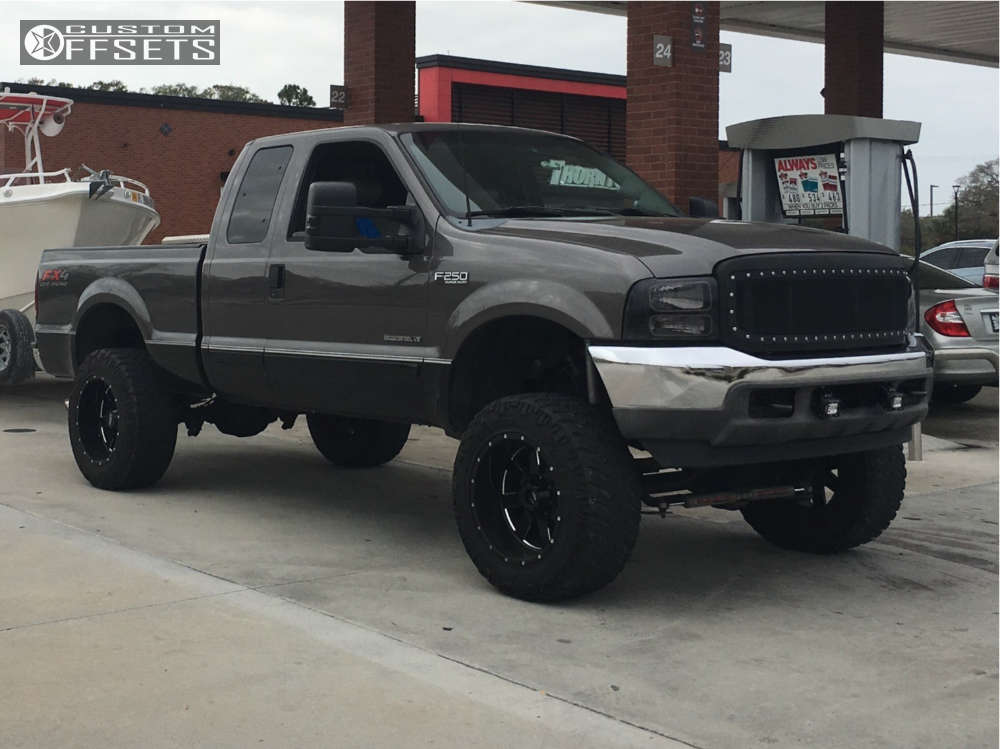 2002 Ford F-250 Super Duty with 20x12 -44 Moto Metal Mo962 and 35/12 ...