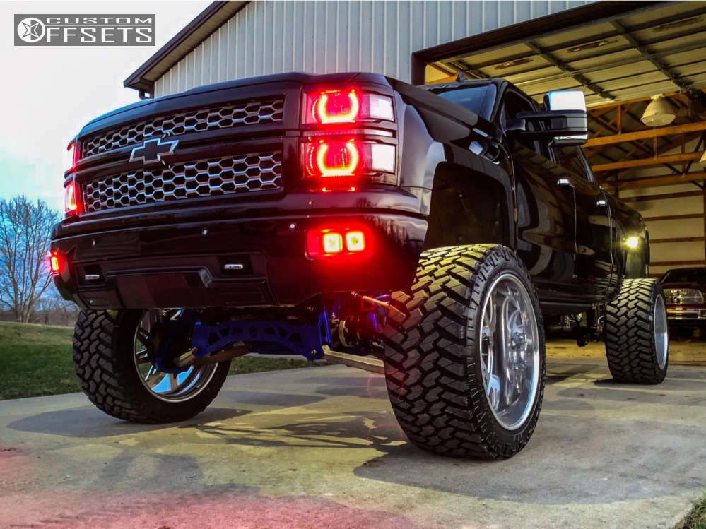 2014 Chevrolet Silverado 1500 with 24x14 -70 Centerline Forged F80P and ...