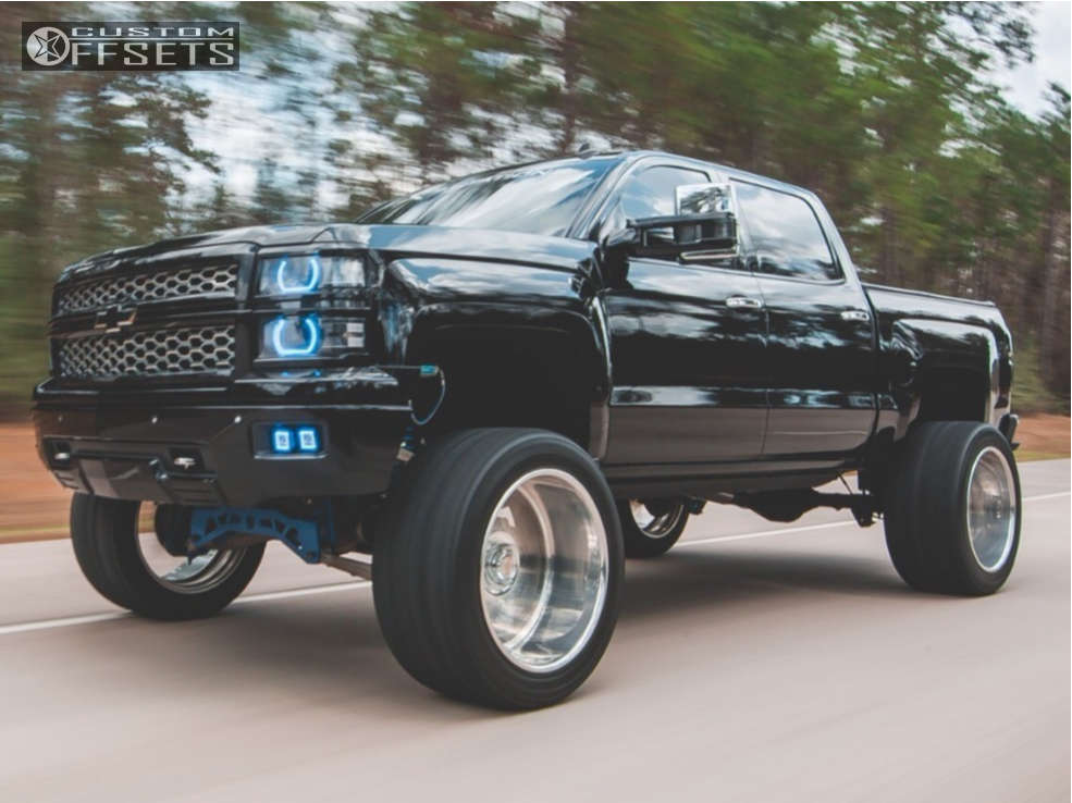 2014 Chevrolet Silverado 1500 with 24x14 -70 Centerline Forged F80P and ...