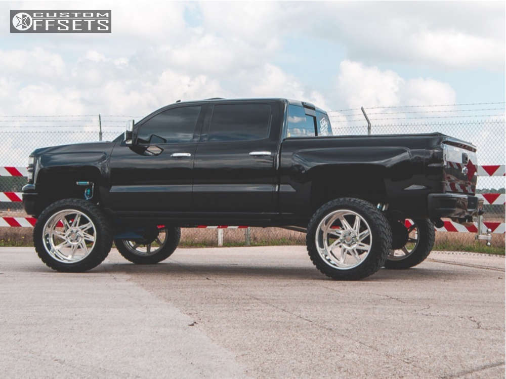 2014 Chevrolet Silverado 1500 with 24x14 -70 Centerline Forged F80P and ...