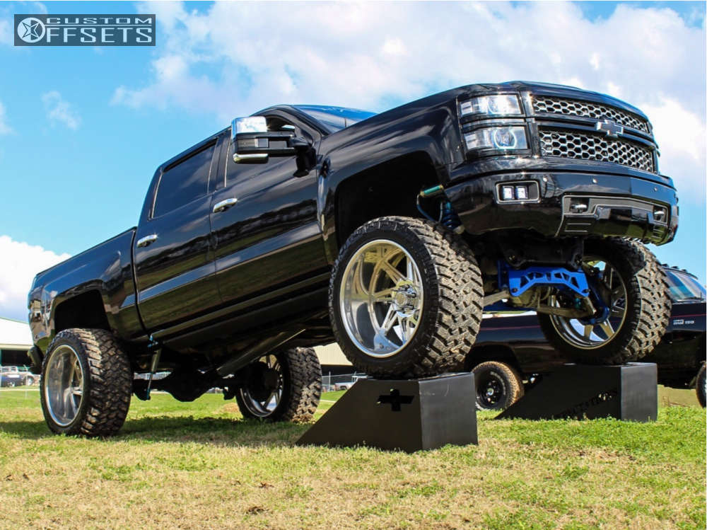 2014 Chevrolet Silverado 1500 with 24x14 -70 Centerline Forged F80P and ...