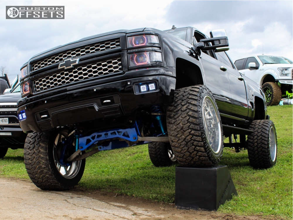 2014 Chevrolet Silverado 1500 with 24x14 -70 Centerline Forged F80P and ...