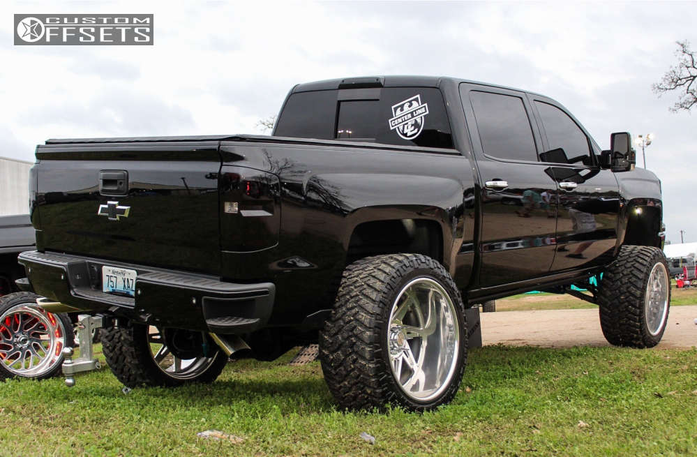 2014 Chevrolet Silverado 1500 with 24x14 -70 Centerline Forged F80P and ...
