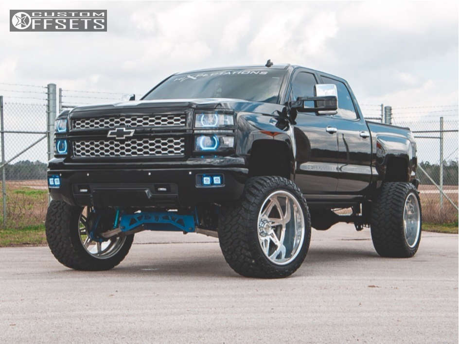 2014 Chevrolet Silverado 1500 with 24x14 -70 Centerline Forged F80P and ...