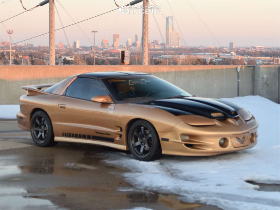 1998 Pontiac Firebird with 18x10 41 Volk Te37 and 265/35R18 Nitto Nt05 ...