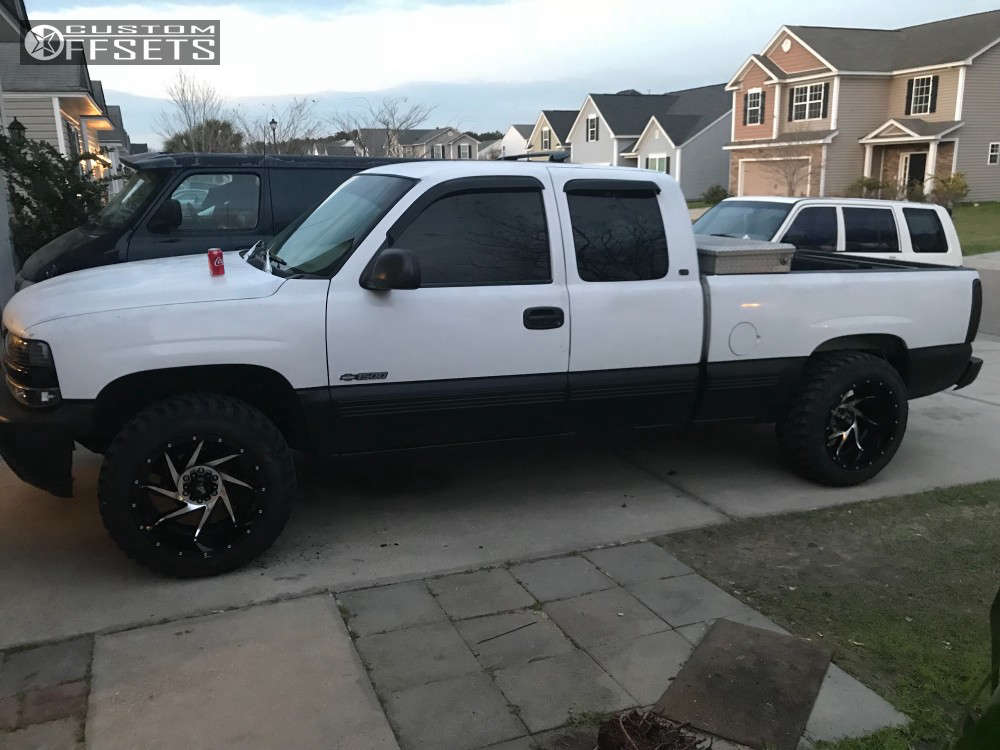 2000 Chevrolet Silverado 1500 with 20x12 -44 Red Dirt Road Vortex and ...