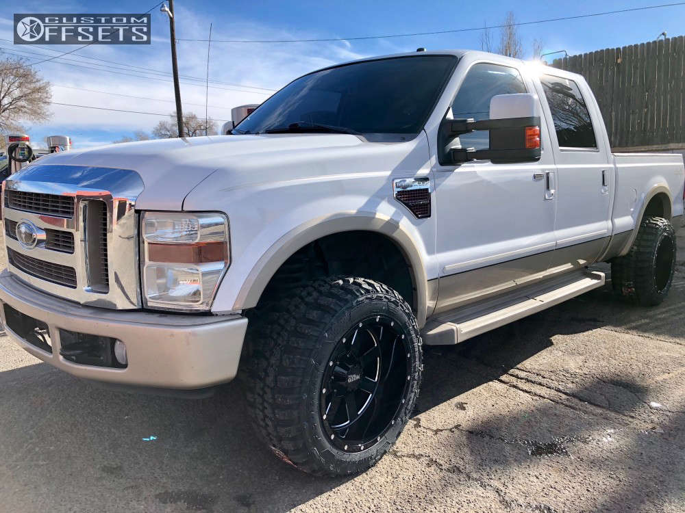2008 Ford F-250 Super Duty with 20x12 -44 Moto Metal Mo962 and 33/12 ...