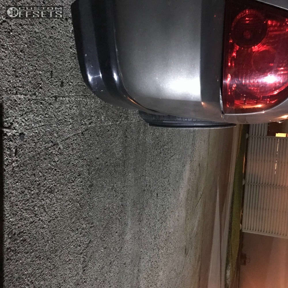 2005 Nissan Sentra with 17x8.5 30 STR 606 and 195/40R17 Continental All ...