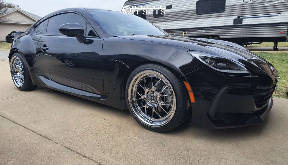 2024 Subaru Brz With 18x8 5 35 Mflow Racing Mfl2 And 225 40r18 Kosic