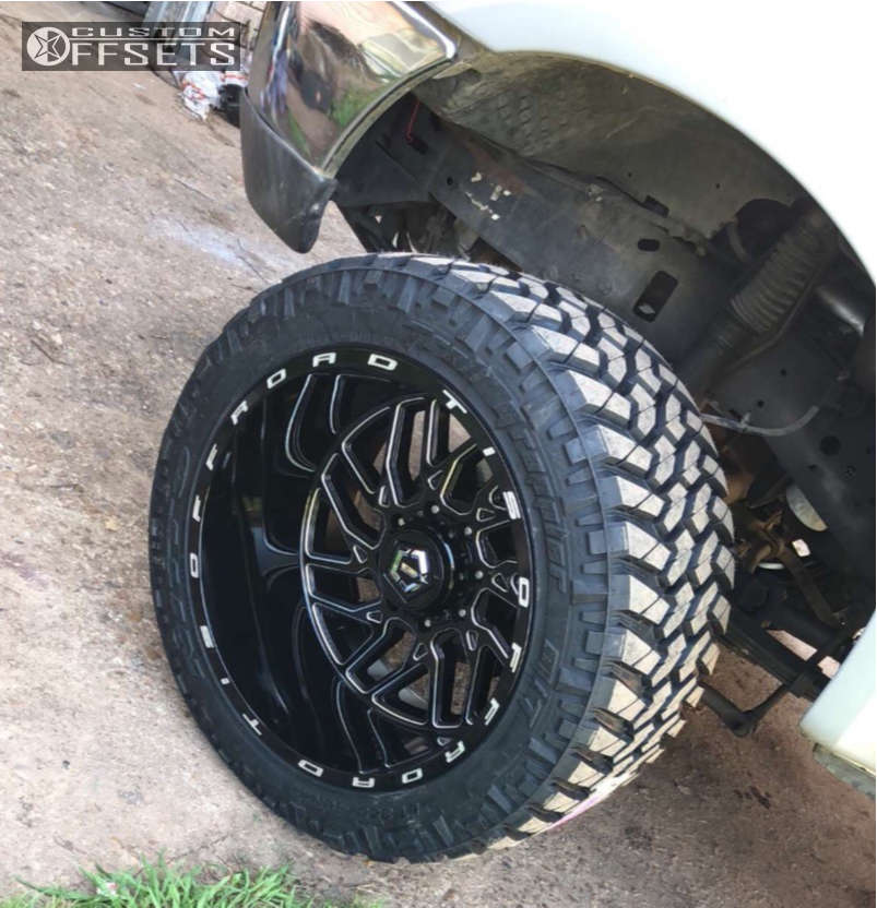 2000 Ford F-250 Super Duty with 22x14 -76 TIS 544BM and 355/40R22 Nitto ...