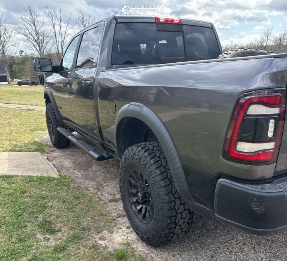 2019 Ram 2500 with 18x9 20 Fuel Blitz and 37/12.5R18 Falken Wildpeak ...