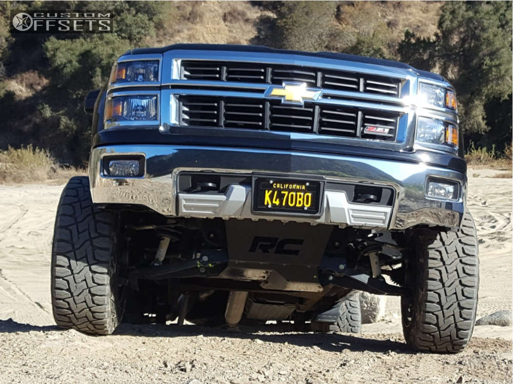 2015 Chevrolet Silverado 1500 with 20x12 -44 Cali Offroad Busted and 35 ...