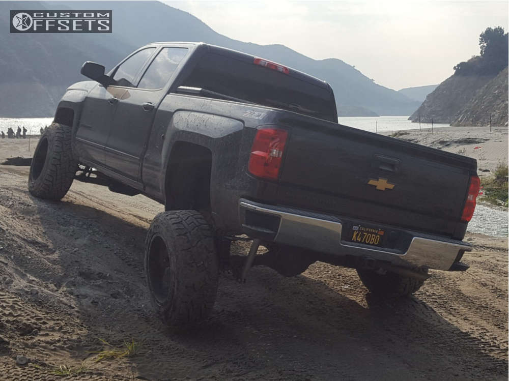 2015 Chevrolet Silverado 1500 with 20x12 -44 Cali Offroad Busted and 35 ...