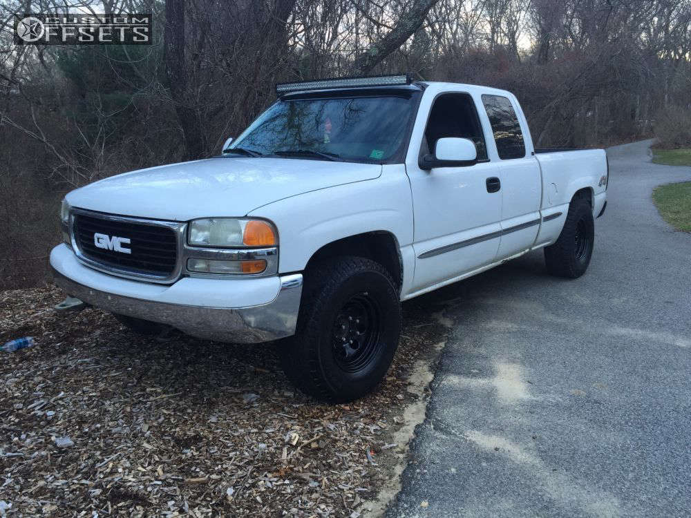 2000 GMC Sierra 1500 with 16x8 -12 Vision Soft 8 and 285/75R16 ...