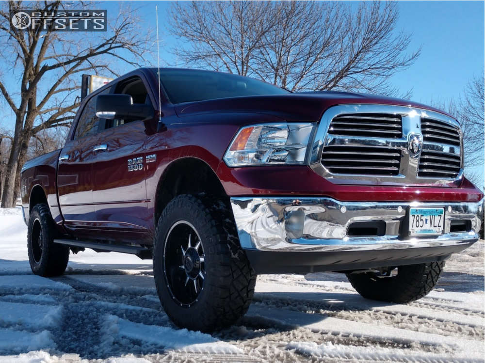 2017 Ram 1500 with 20x9 0 Gear Off-Road Kickstand and 35/11.5R20 Nitto ...