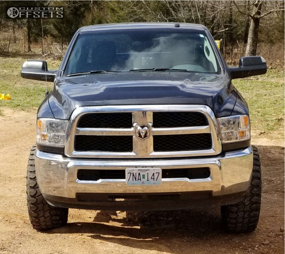 2017 Ram 2500 with 20x12 -51 Toxic Shok and 35/12.5R20 Gladiator Xcomp ...