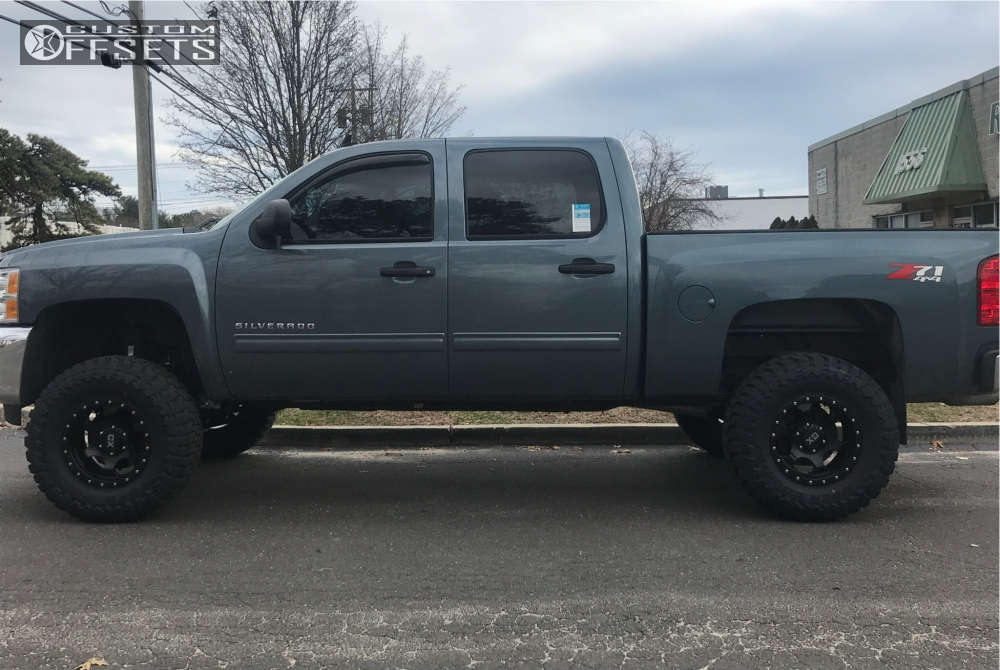 2013 Chevrolet Silverado 1500 with 17x9 -12 XD Xd131 and 315/70R17 Toyo ...