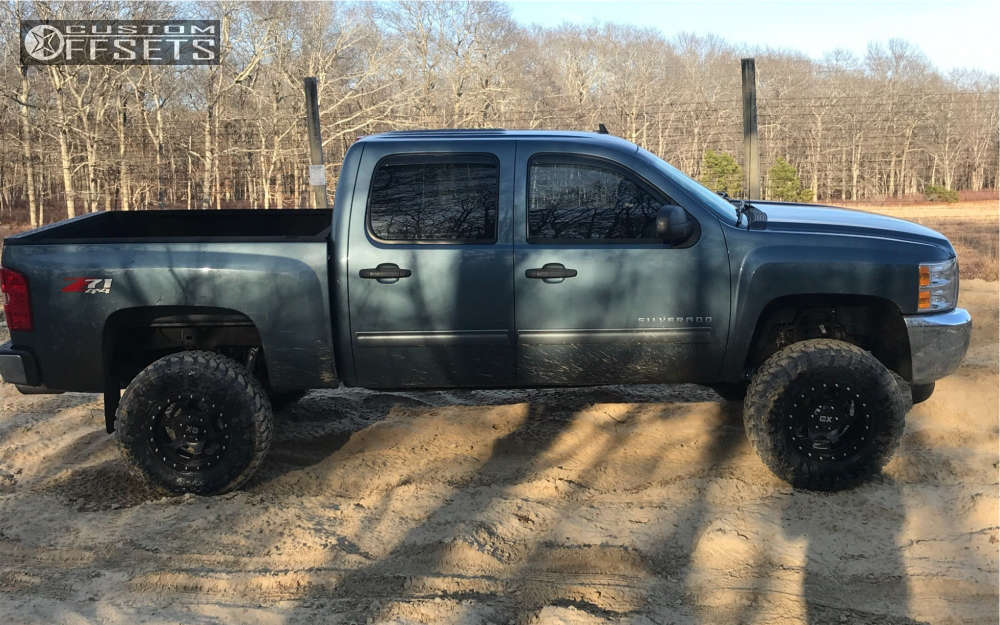 2013 Chevrolet Silverado 1500 with 17x9 -12 XD Xd131 and 315/70R17 Toyo ...