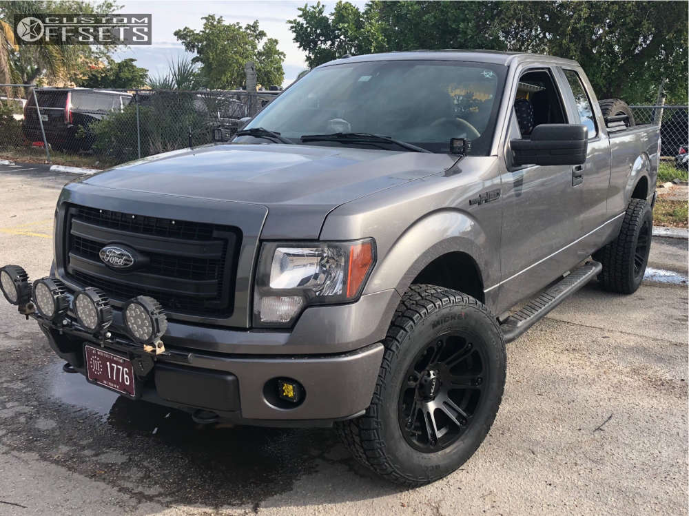 2013 Ford F-150 with 20x10 -18 Helo He904 and 35/12.5R20 Mickey ...