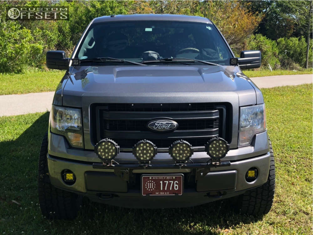 2013 Ford F-150 with 20x10 -18 Helo He904 and 35/12.5R20 Mickey ...