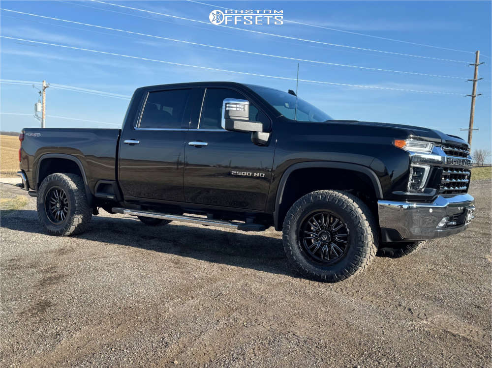 2022 Chevrolet Silverado 2500 HD with 20x9 1 Fuel Clash and 325/60R20 ...