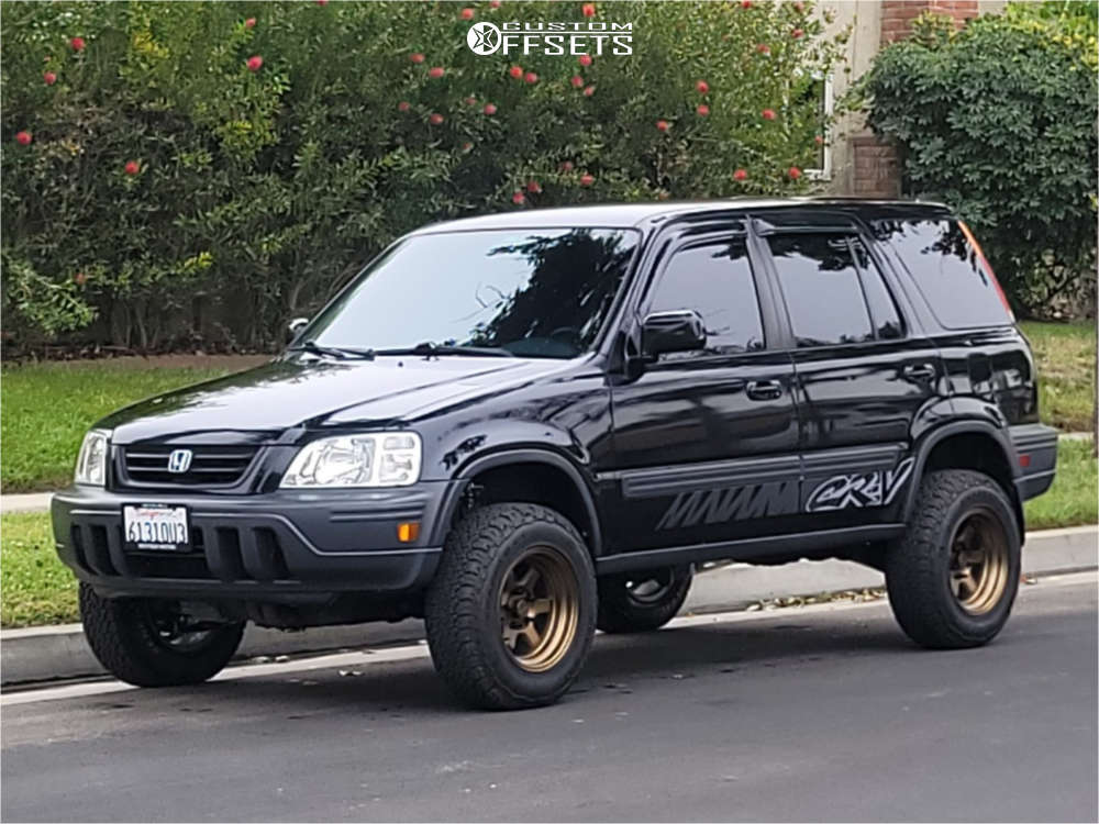 2000 Honda CR-V with 15x8 0 Rota Grid V and 235/75R15 Milestar ...