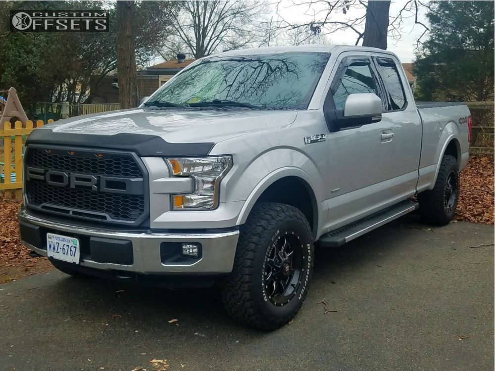 2015 Ford F-150 with 18x9 -12 Ballistic Anvil and 275/70R18 BFGoodrich ...