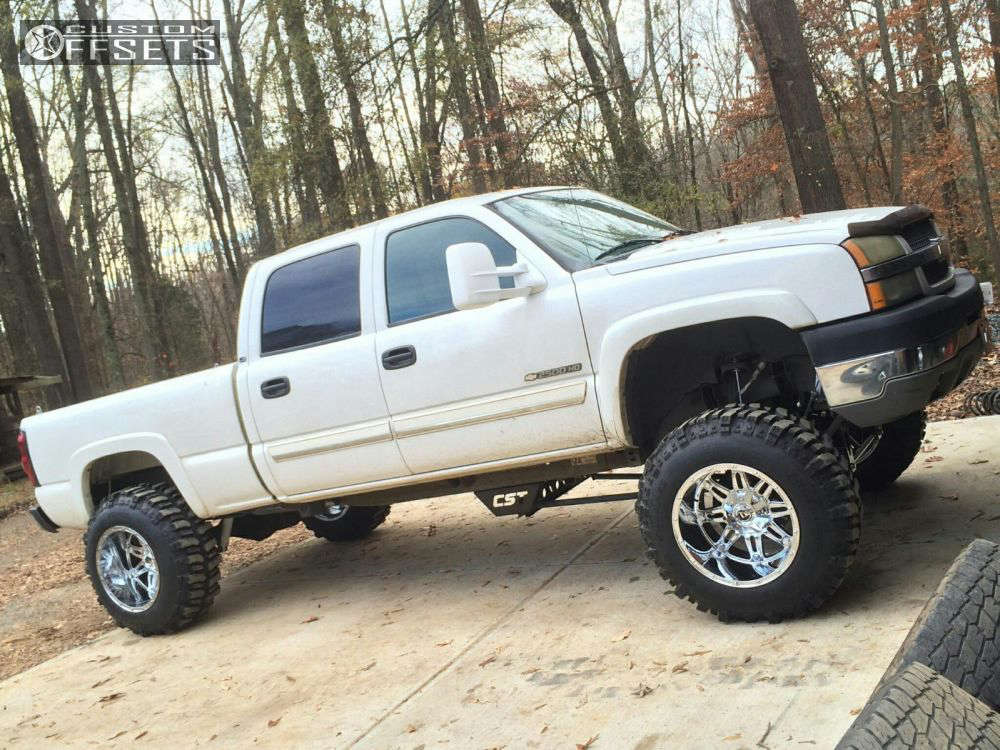 2005 Chevrolet Silverado 2500 HD with 20x14 -76 Fuel Hostage and 37/12 ...
