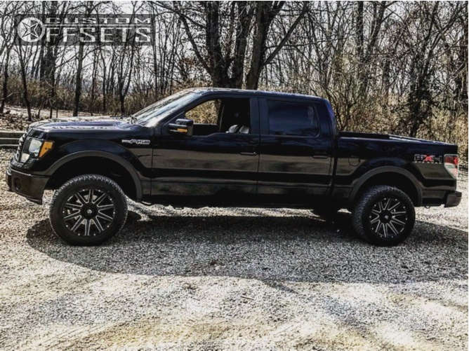 2011 Ford F-150 with 20x9 1 Fuel Contra and 305/50R20 Atturo Az800 and ...