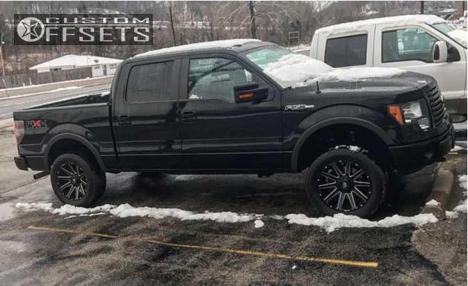 2011 Ford F-150 with 20x9 1 Fuel Contra and 305/50R20 Atturo Az800 and ...