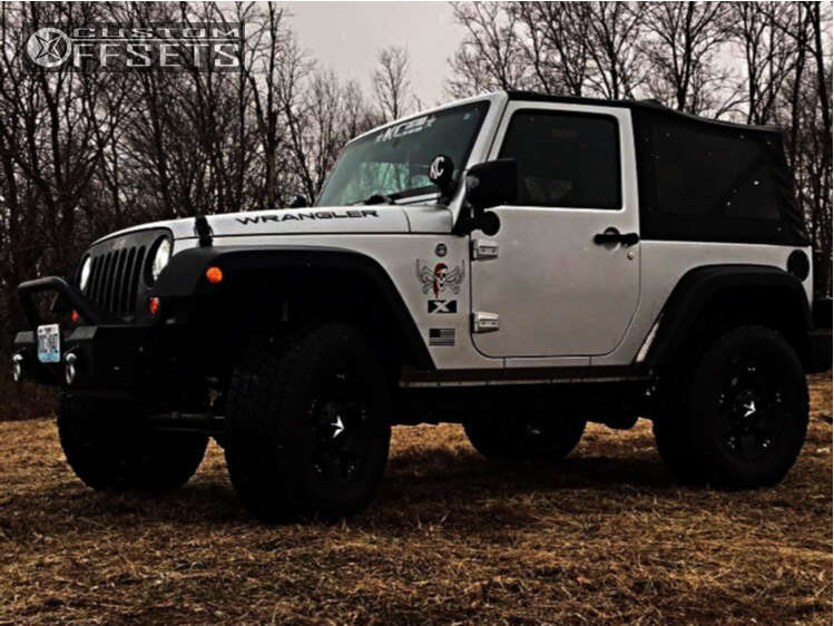 2008 Jeep Wrangler with 17x8 35 XD Xd775 and 295/70R17 Nitto Terra ...
