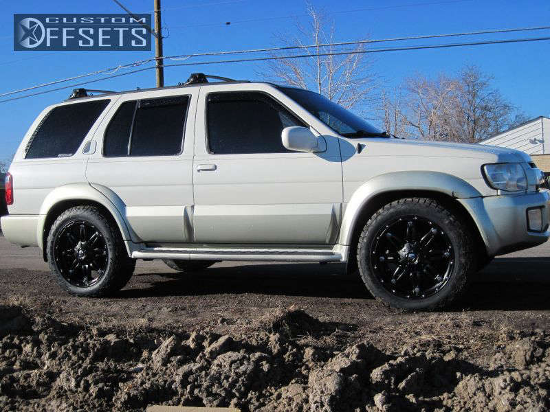 2002 INFINITI QX4 with 20x9 1 Fuel Hostage and 265/50R20 Nitto Terra ...