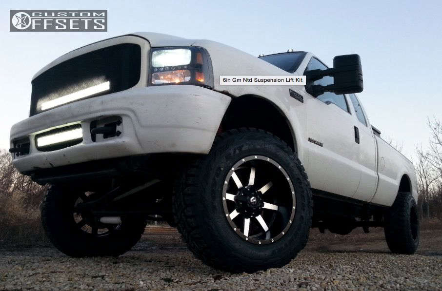 2000 Ford F-250 Super Duty with 20x12 -44 Fuel Maverick and 37/12.5R20 ...