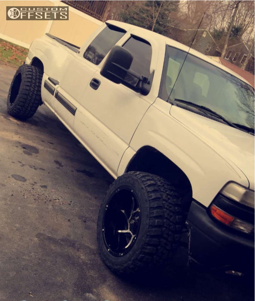 2000 Chevrolet Silverado 1500 with 20x12 -51 Vision Prowler and 33/12 ...
